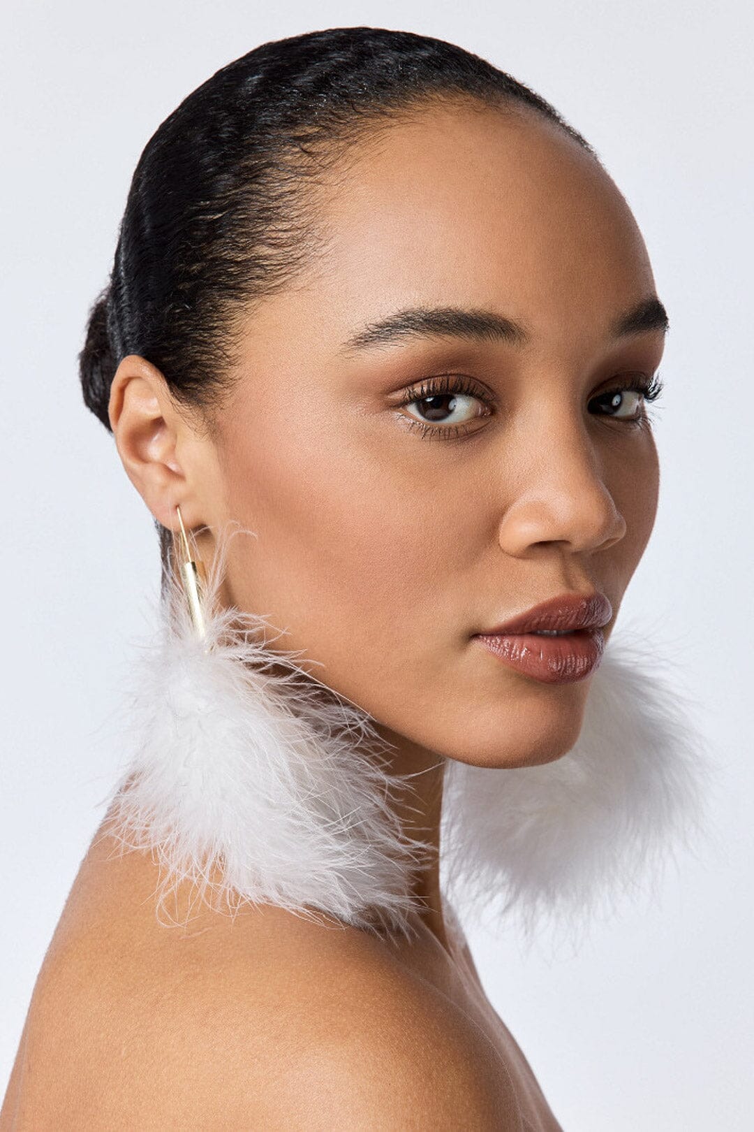 Braut Ohrringe mit Feder-Anhängern | noni Mode Online-Shop