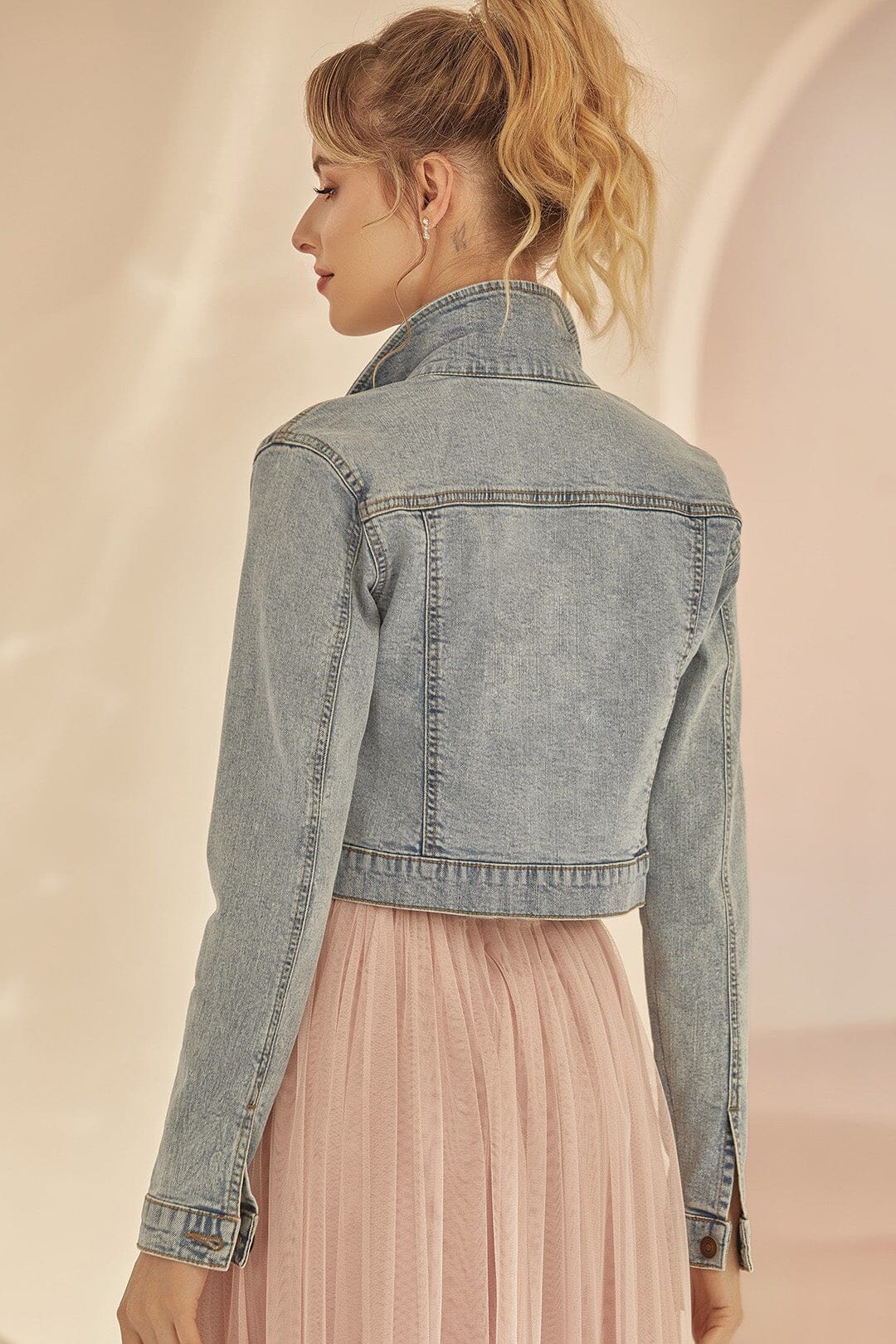 Kurze Jeansjacke Hochzeit
